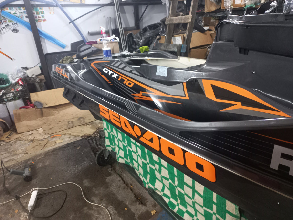 Stickers set for Sea-doo GTX 170 2022-2023-Graphics decals kit-2022-20 ...