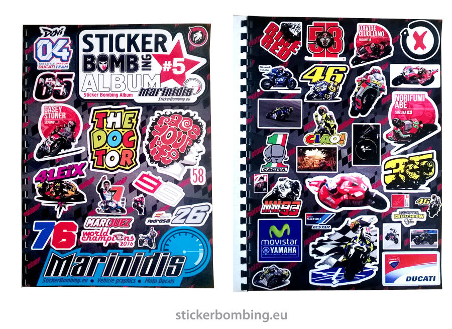Sticker Bombing Album #5 - Sticker Bombing Pack #5- Sticker Book #5 "M ...