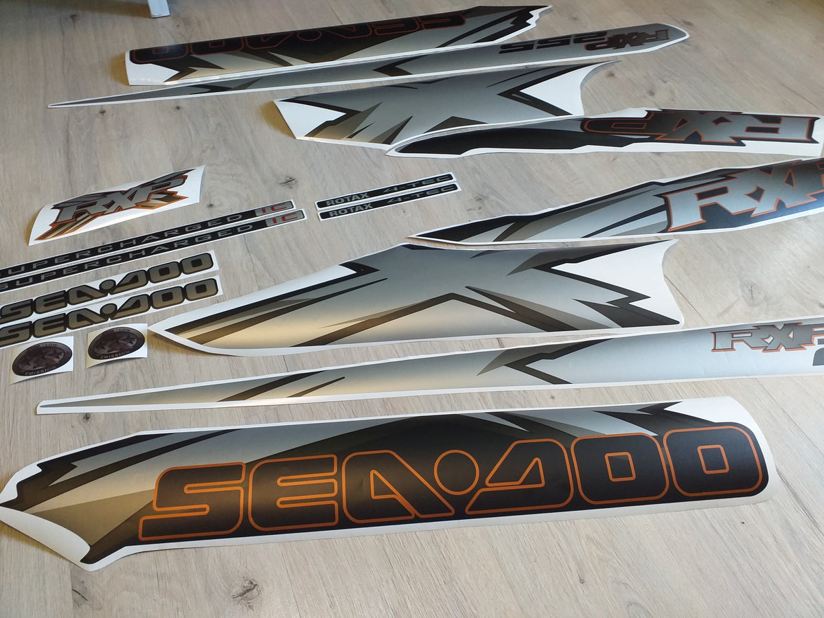 Sea-Doo RXP-X 255 model 2008-2009 Jet Ski Full Set Stickers ...