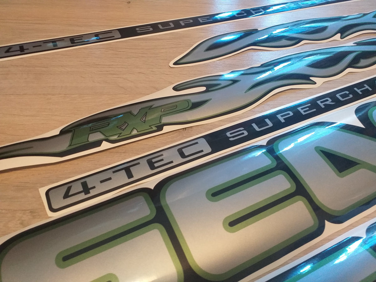 Jet Ski full decals kit for Sea-doo Rxp 215 Supercharged Green-model 2 ...