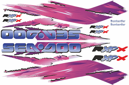 Sea-doo Rxp X 300 Yellow model 2021-Retro XP Edition – StickerBombing.eu