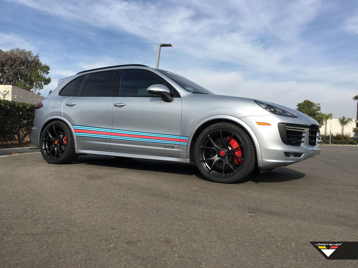 Stickers set for Porsche Cayenne Gts - "Martini stripes ...