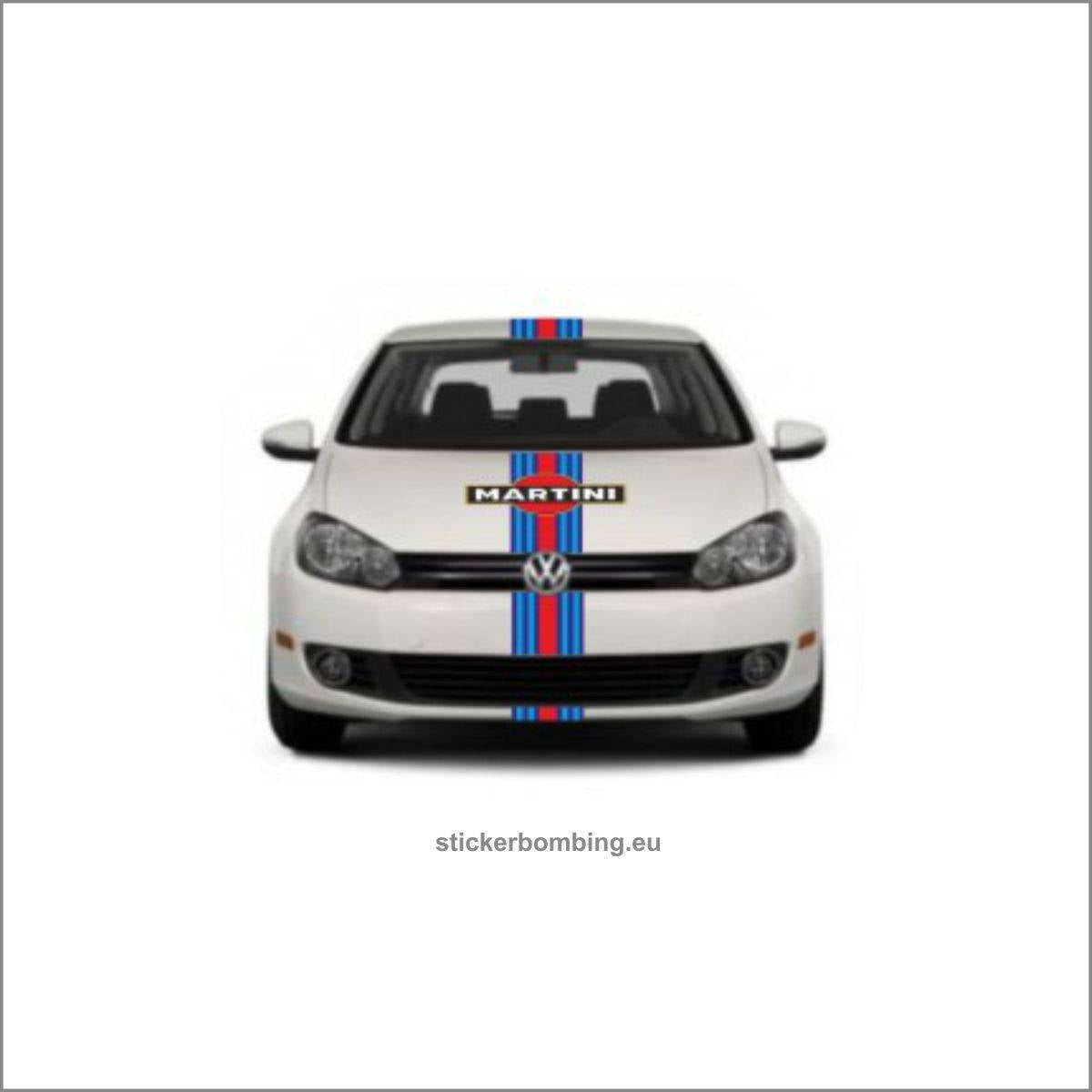 VW Golf Martini- Rally car graphics kit decals – StickerBombing.eu