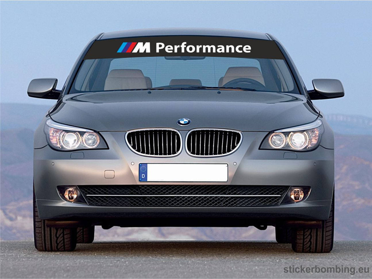 Universal Windshield Banner Decal Bmw M Performance – StickerBombing.eu